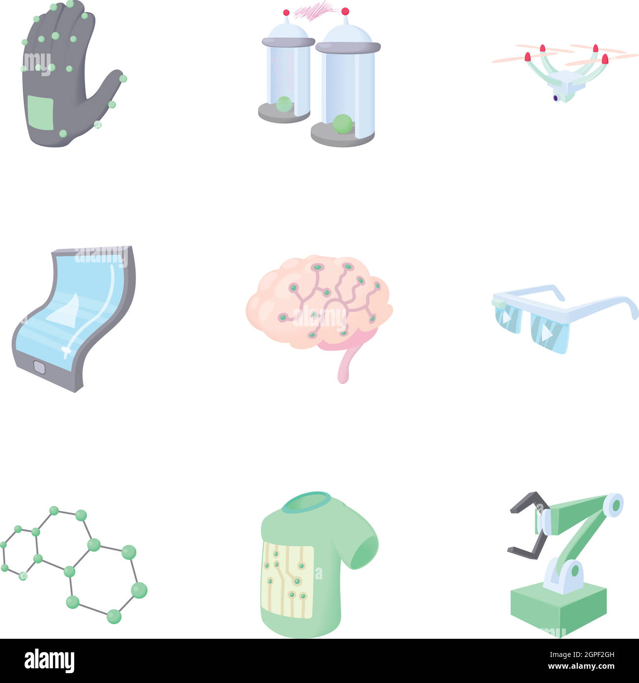 Smart device icons Cut Out Stock Images & Pictures - Alamy