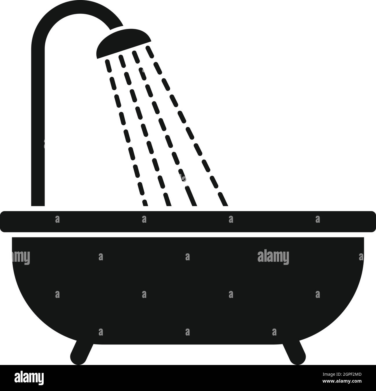 Shower icon, simple style Stock Vector Image & Art - Alamy