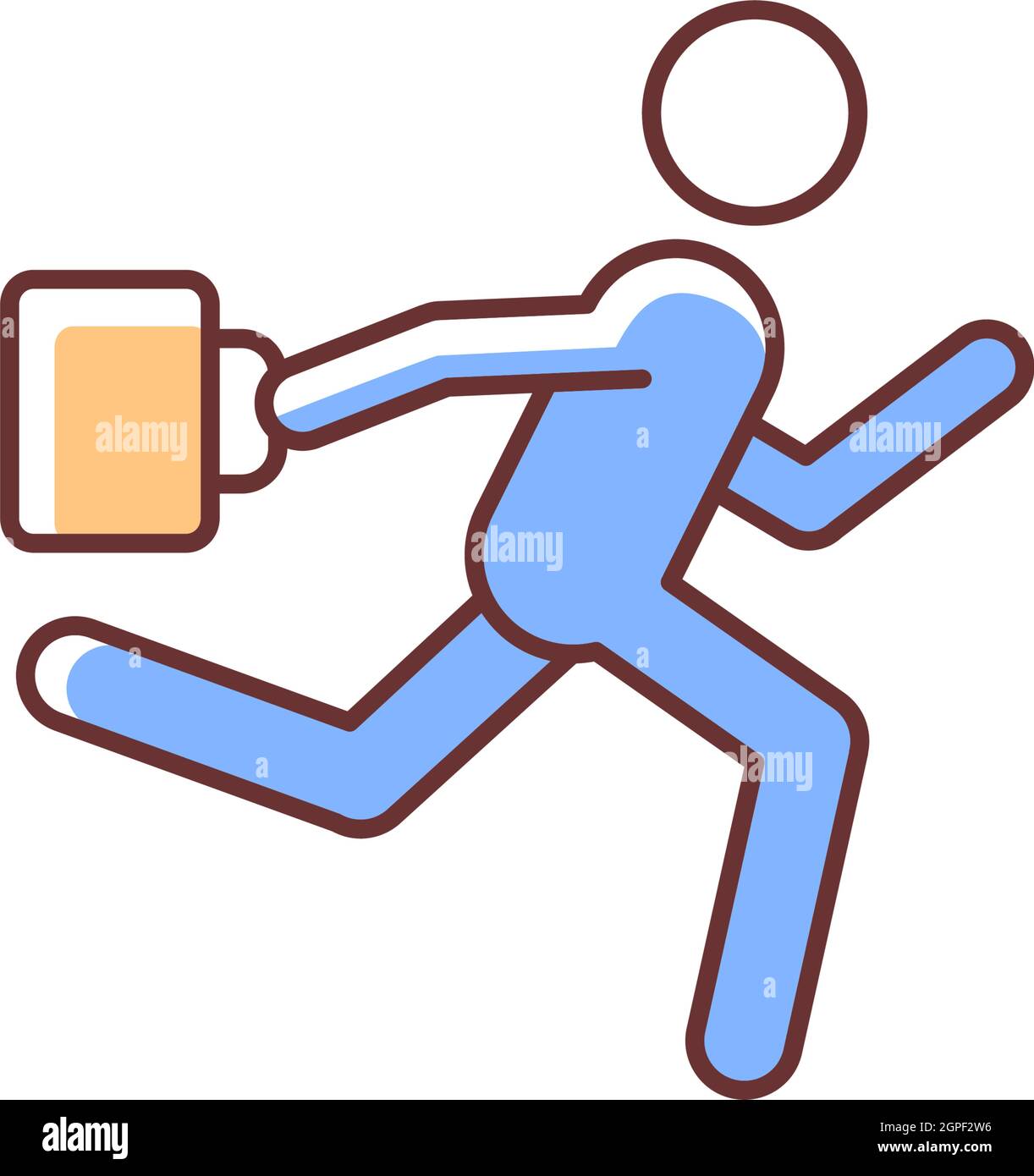 Hurry RGB color icon Stock Vector Image & Art - Alamy