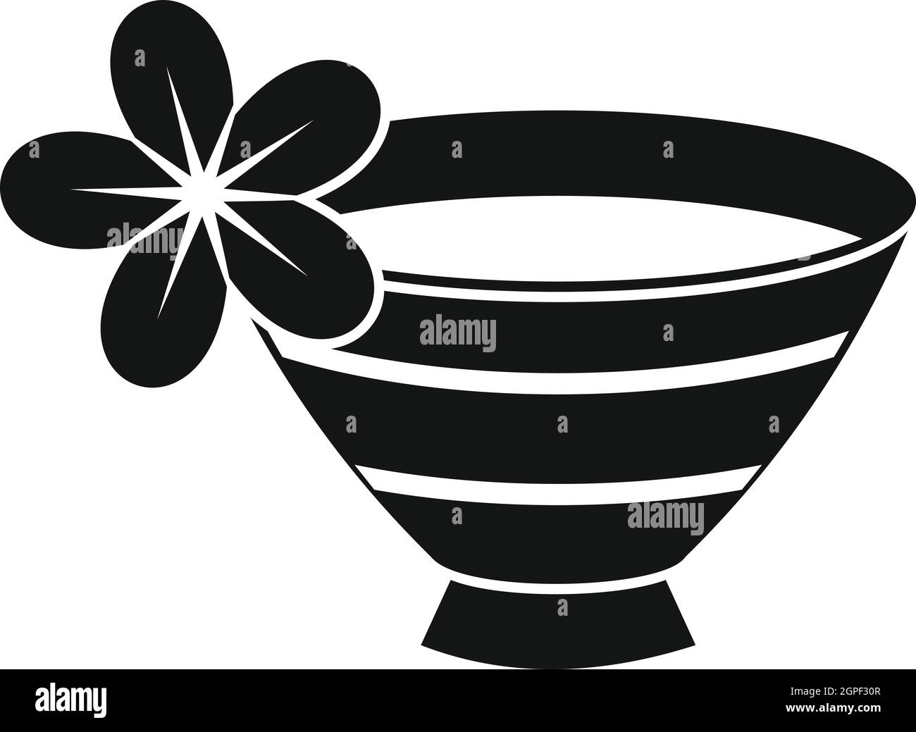 Candle icon simple element Black and White Stock Photos & Images - Alamy