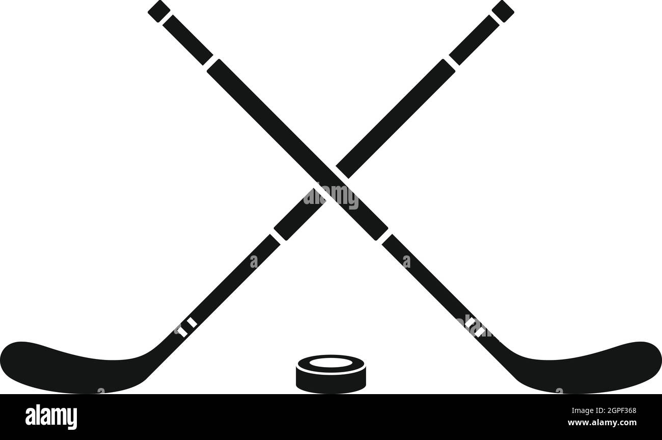 Hockey icon, simple style Stock Vector Image & Art - Alamy
