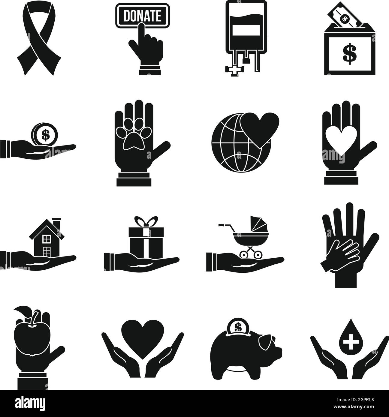 Charity vector Cut Out Stock Images & Pictures - Alamy