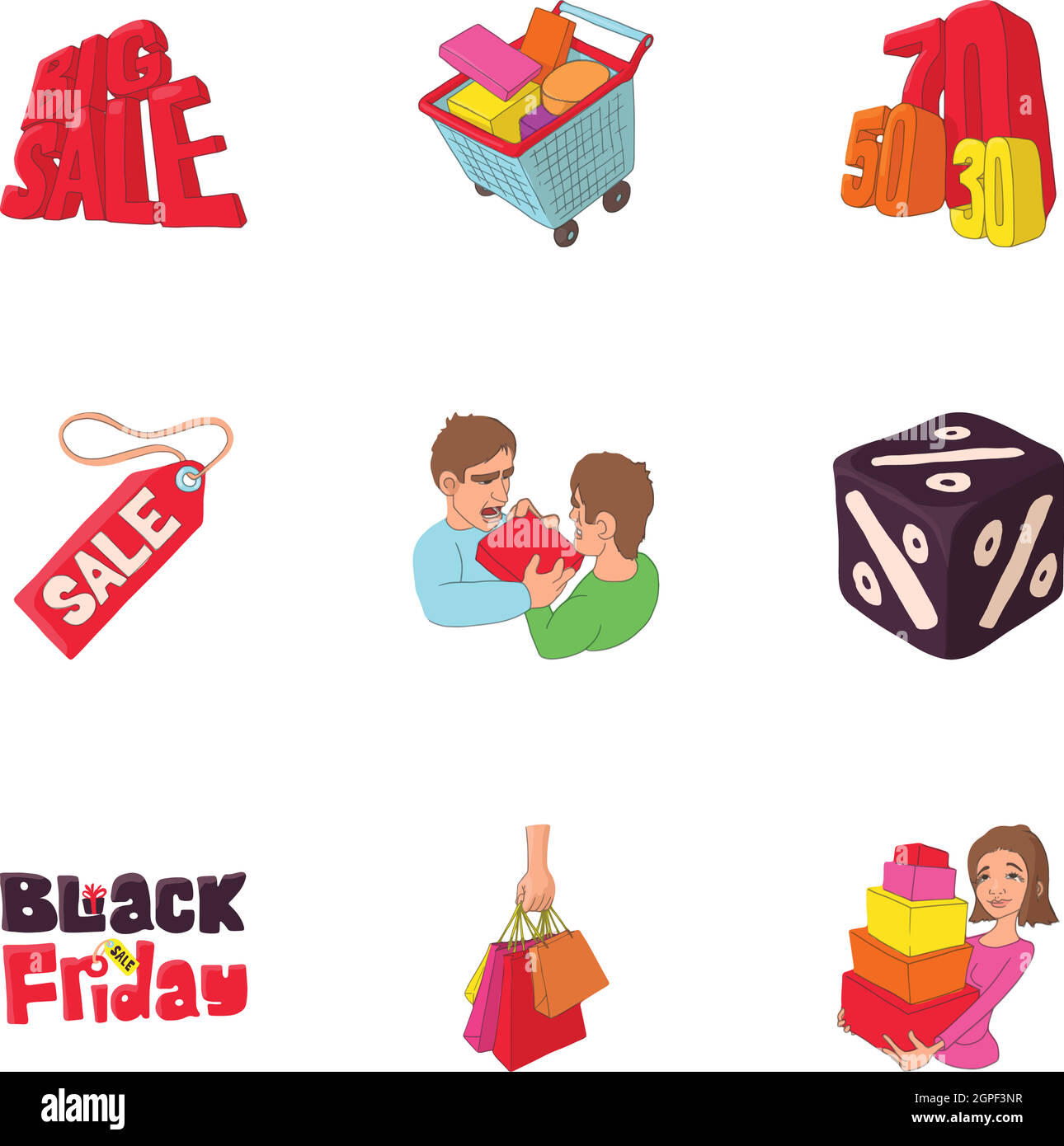 Large packages Stock Vector Images - Alamy