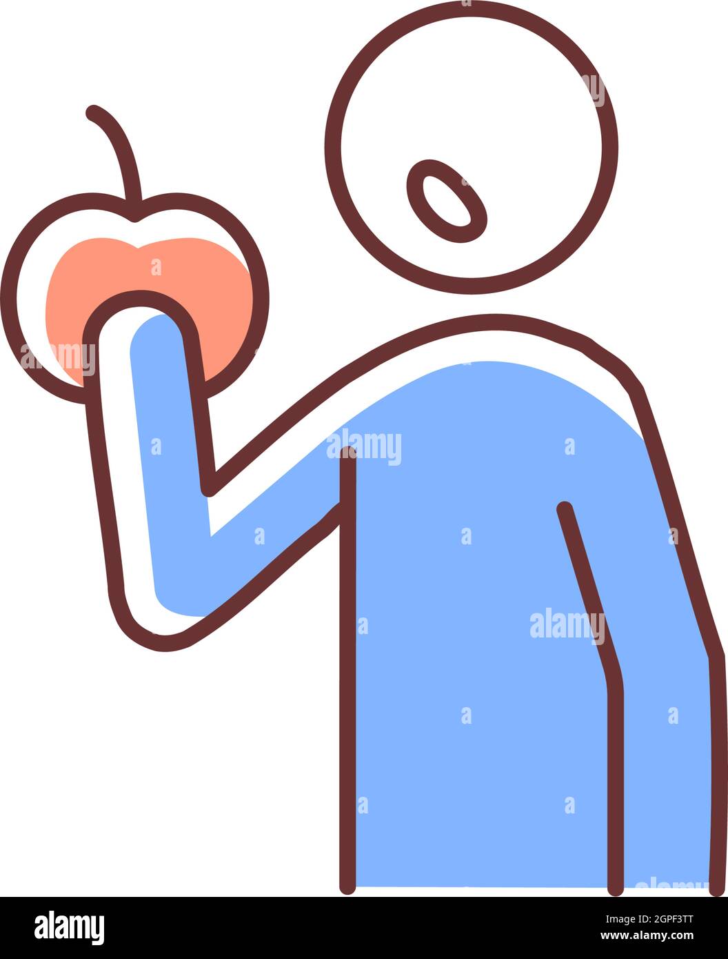 Eat snack RGB color icon Stock Vector Image & Art - Alamy