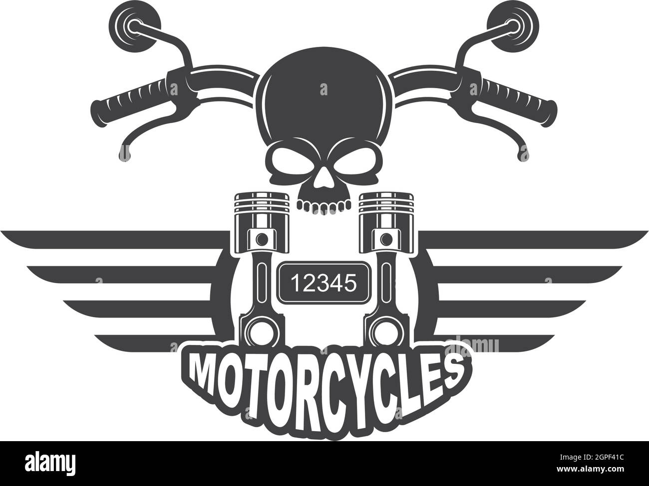 custom motorcycle vector illustration design Stock Vector Image & Art ...
