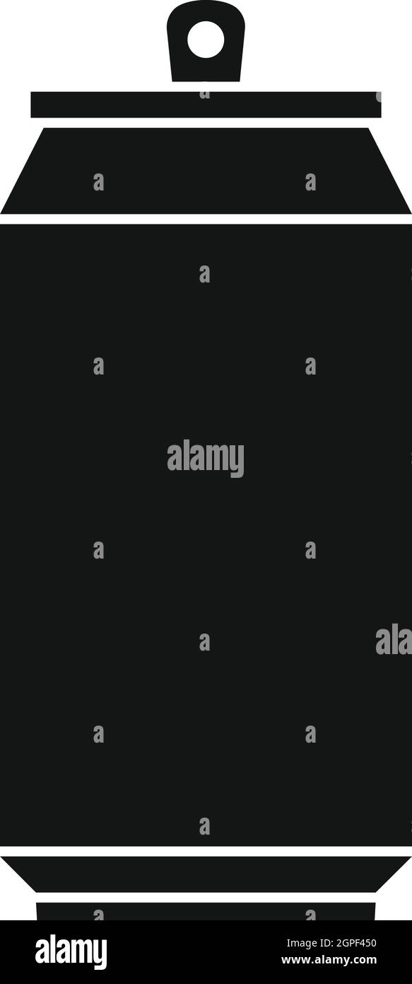 Can icon, simple style Stock Vector Image & Art - Alamy