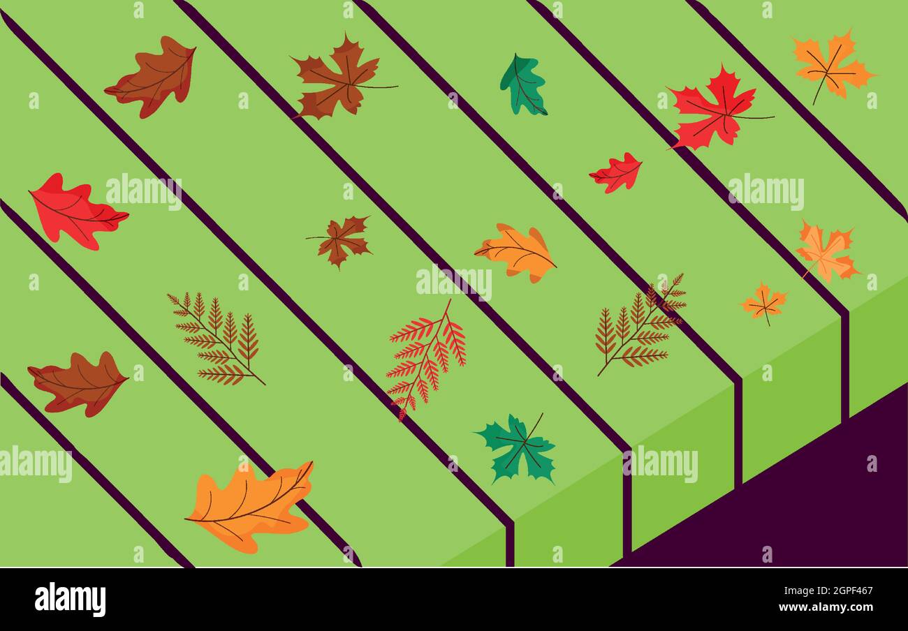 Wood table green leaf Stock Vector Images - Alamy