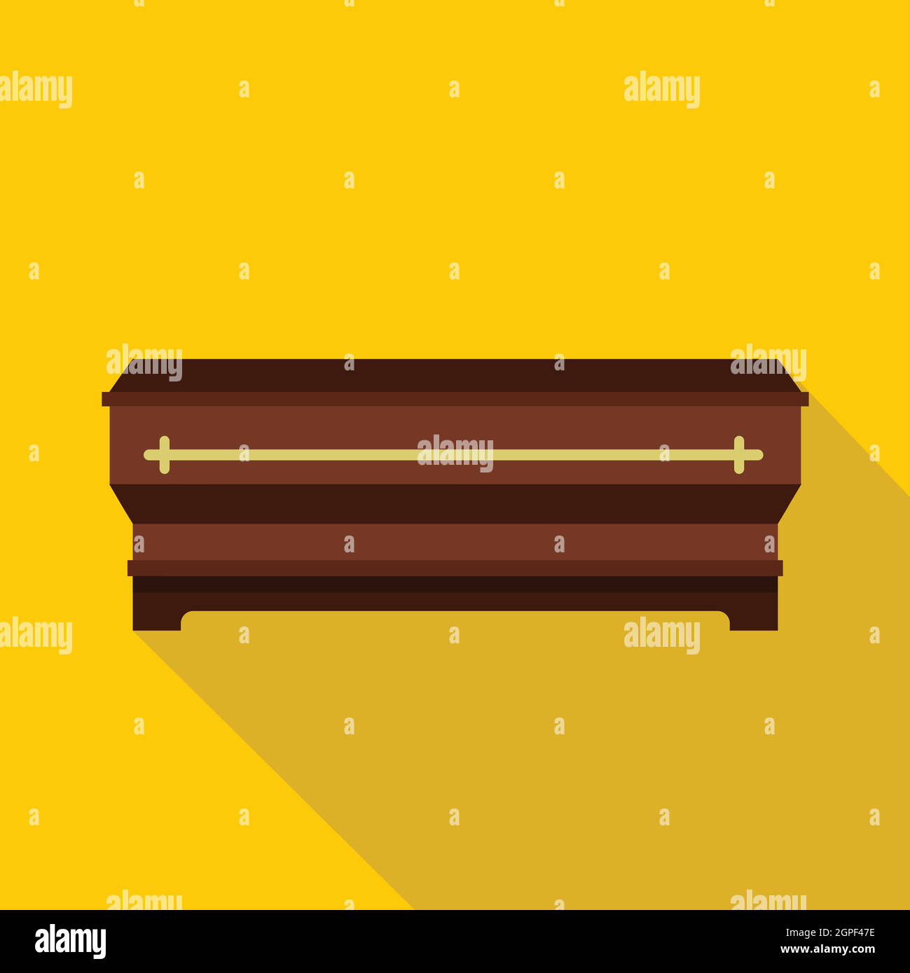 Open grave coffin Stock Vector Images - Alamy