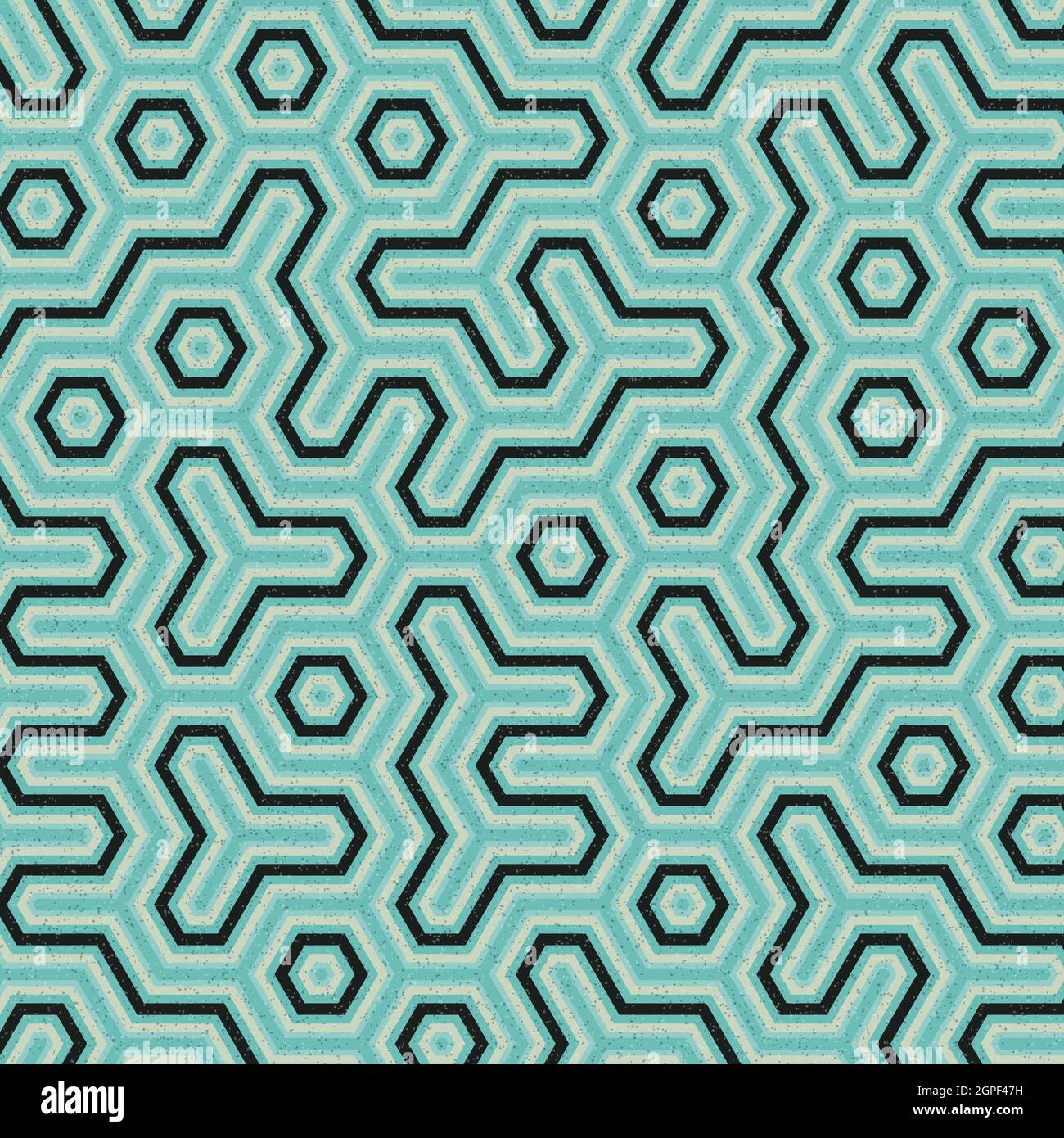 Computer-generated Hexagon Tile Connection art background design illustration Stock Vector Image ...