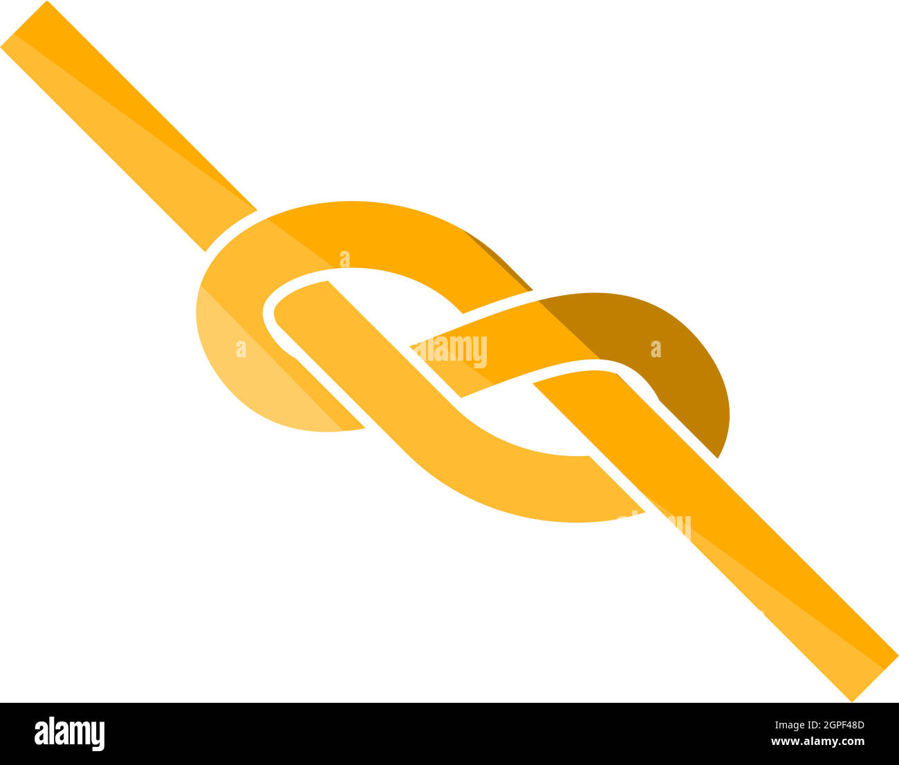 Alpinist Rope Knot Icon Stock Vector Image & Art - Alamy