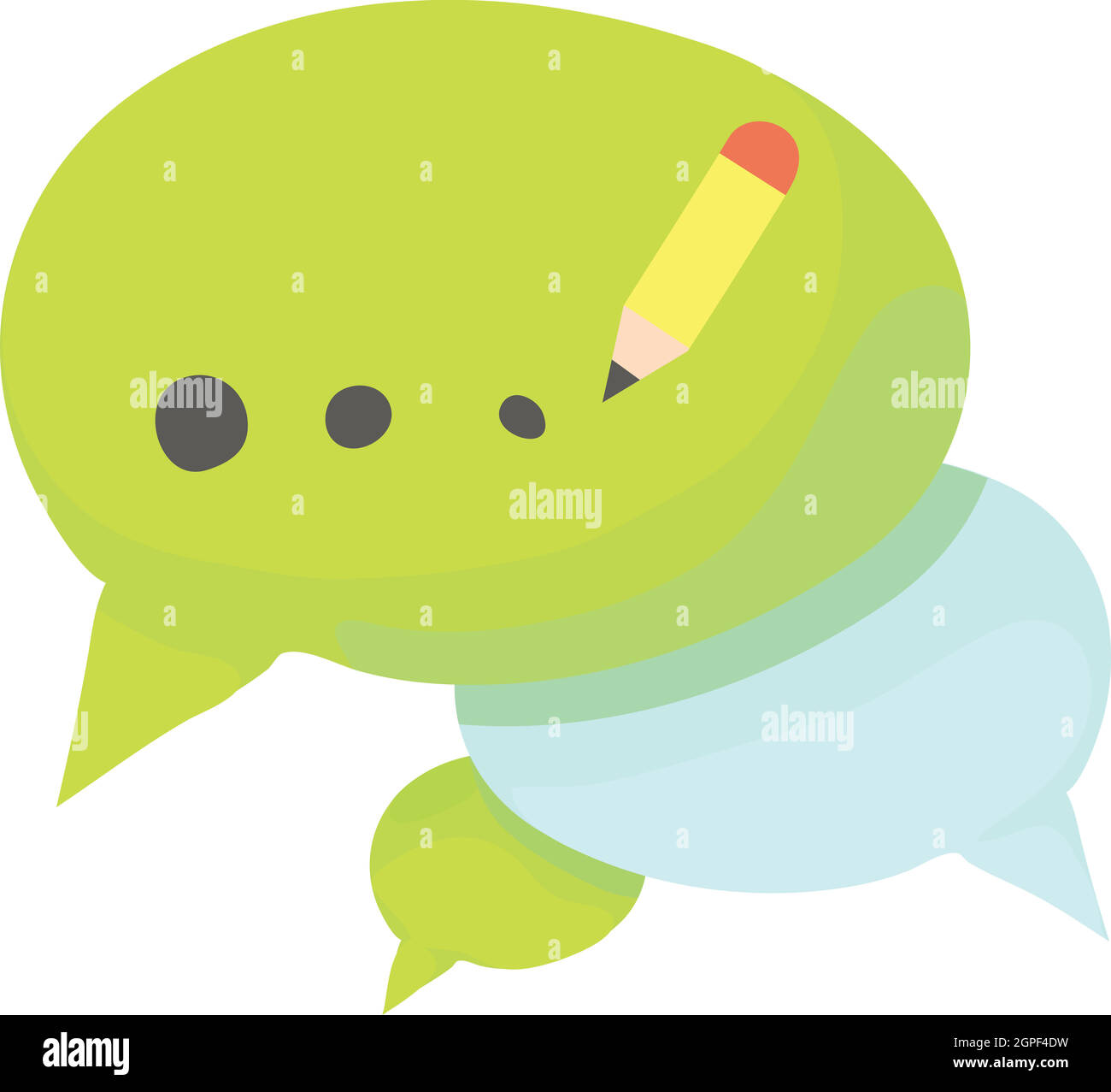 Chat icon, cartoon style Stock Vector Image & Art - Alamy