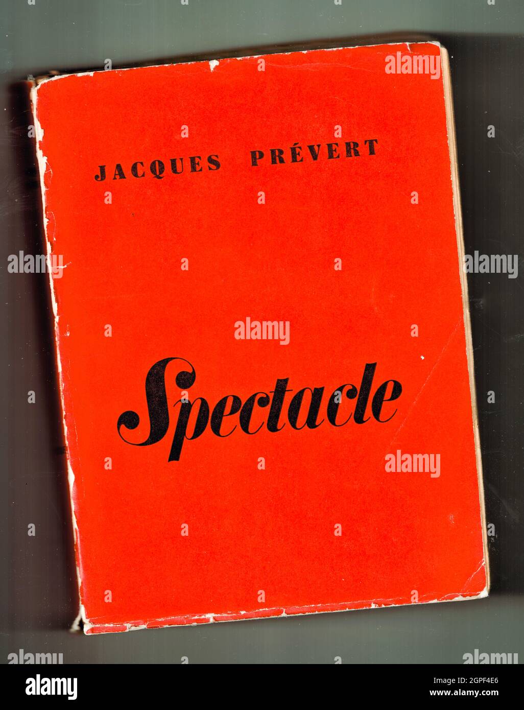 Cover of " Spectacle", a book by french poet Jacques Prévert, France ...