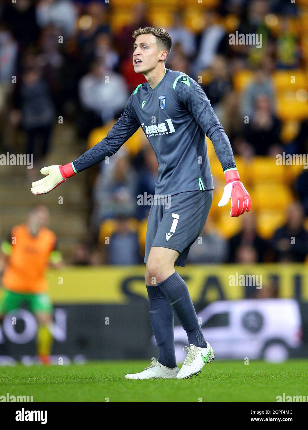 File photo dated 03-08-2021 of Gillingham goalkeeper Jamie Cumming ...