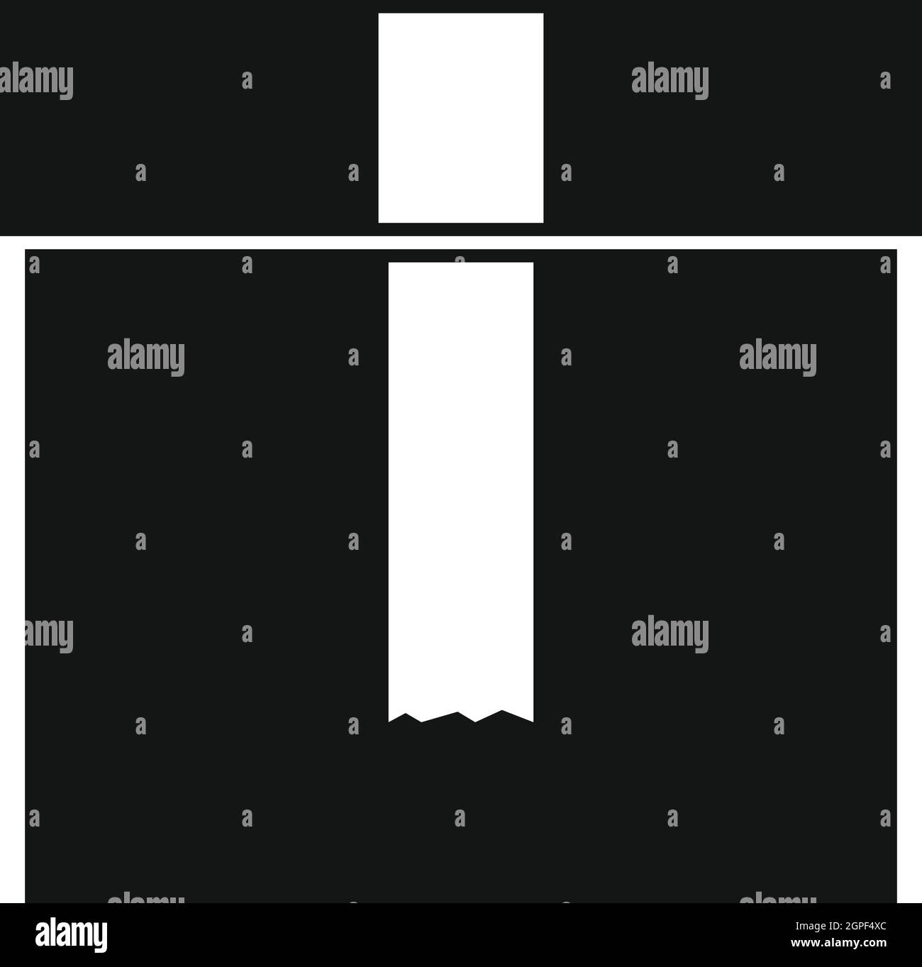 Simple box icon hi-res stock photography and images - Alamy