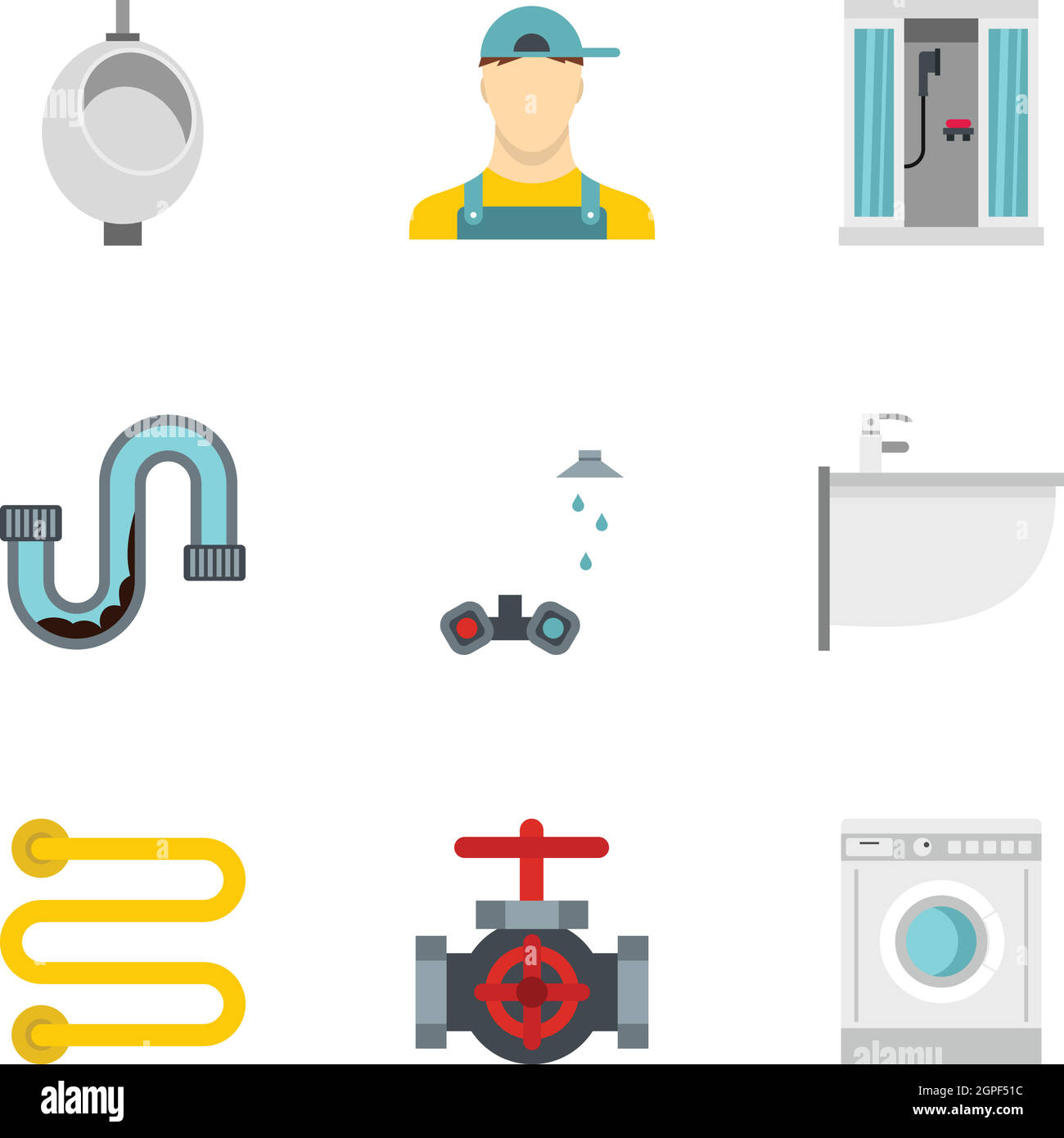 Modern washing machine toilet Stock Vector Images - Alamy