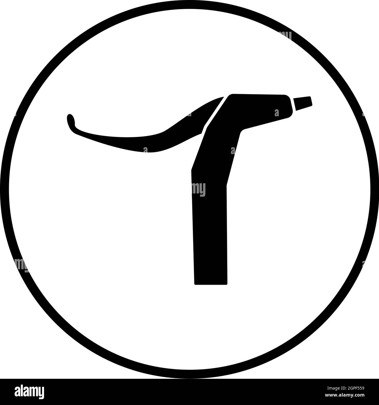 Bike HandleBar Brake Icon Stock Vector Image & Art - Alamy