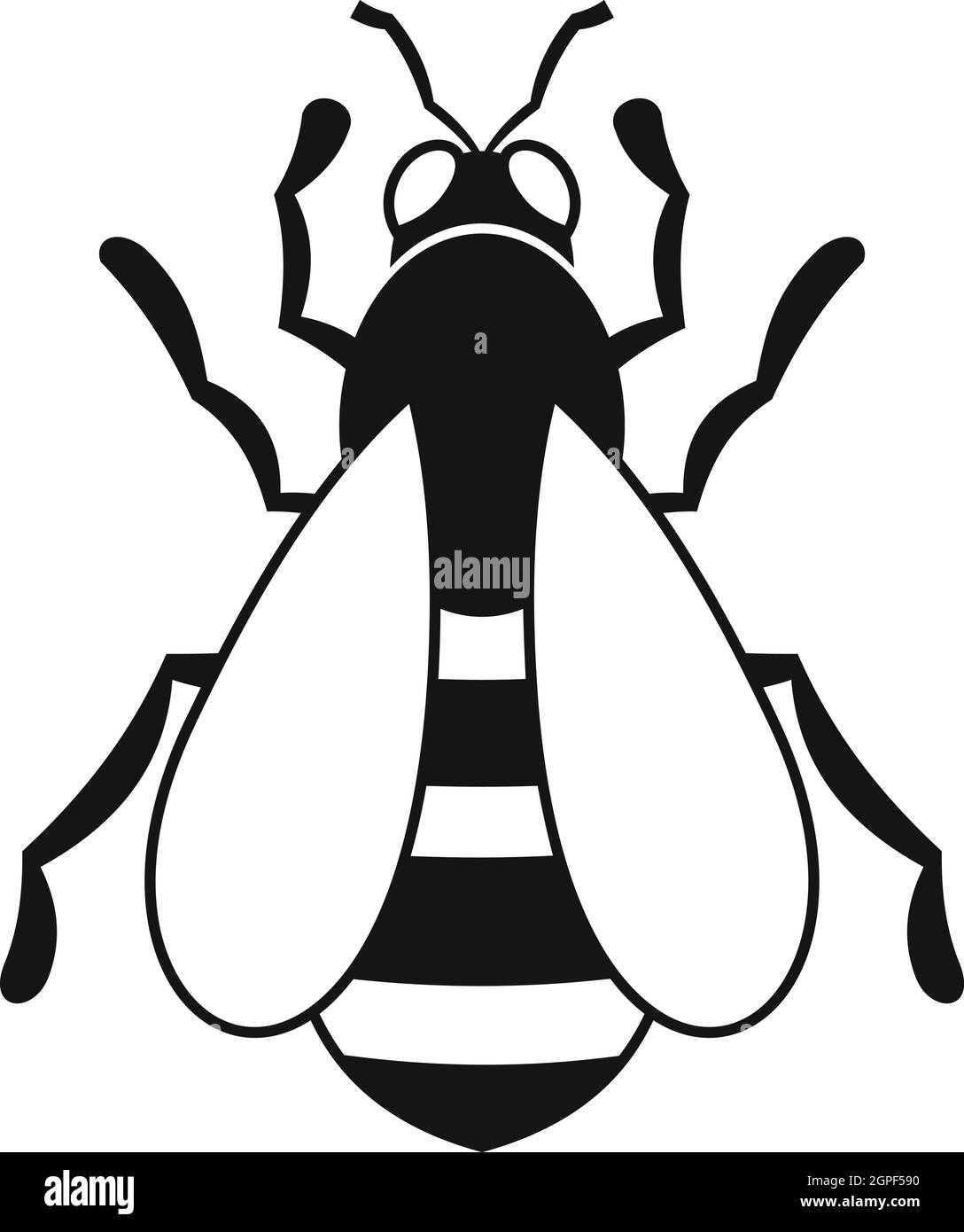 Bee icon, simple style Stock Vector Image & Art - Alamy