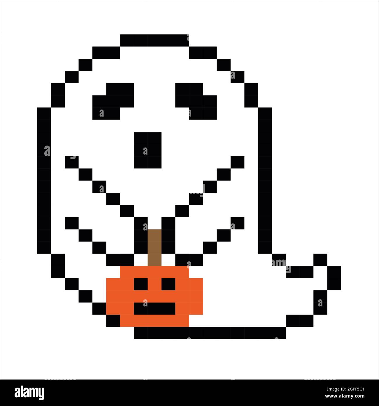 Pixel art halloween hi-res stock photography and images - Alamy