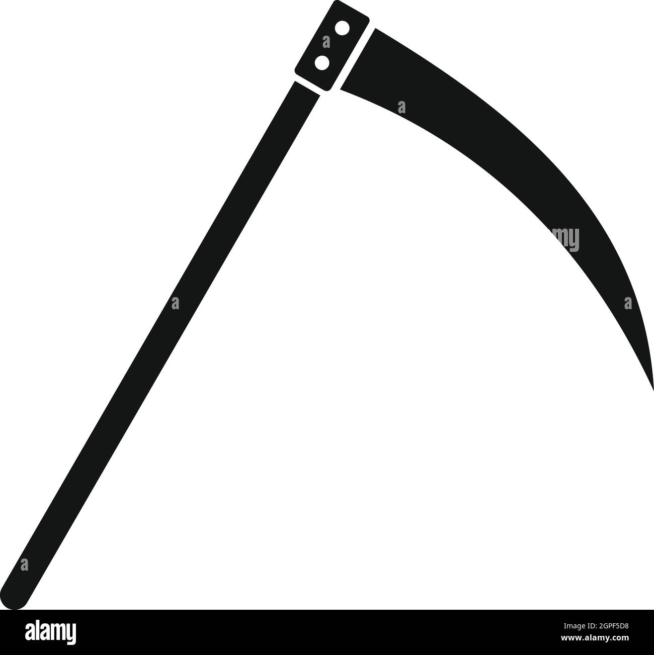 Scythe icon, simple style Stock Vector Image & Art - Alamy