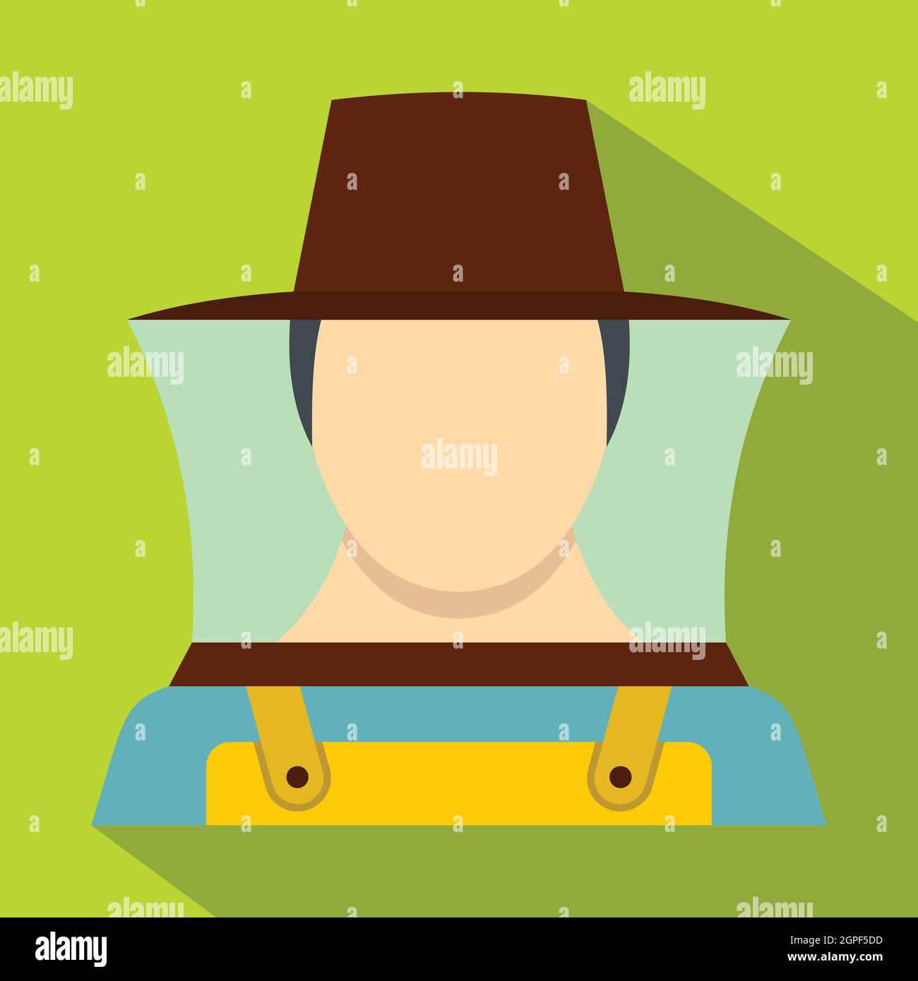 Beekeeper icon, flat style Stock Vector Image & Art - Alamy