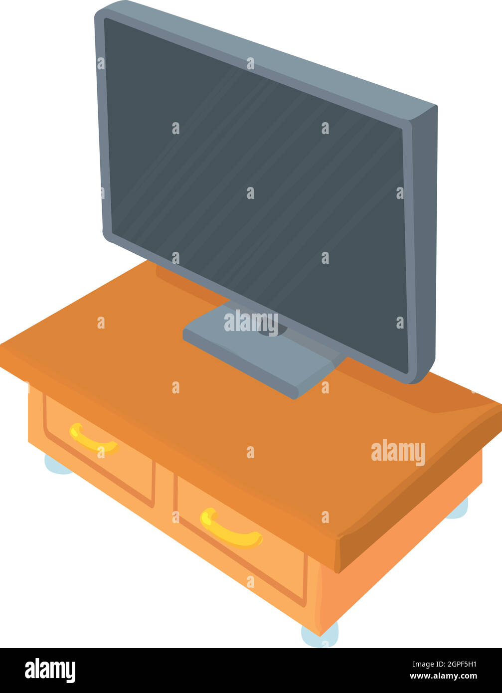 Pc desktop computer icon Stock Vector Images - Alamy