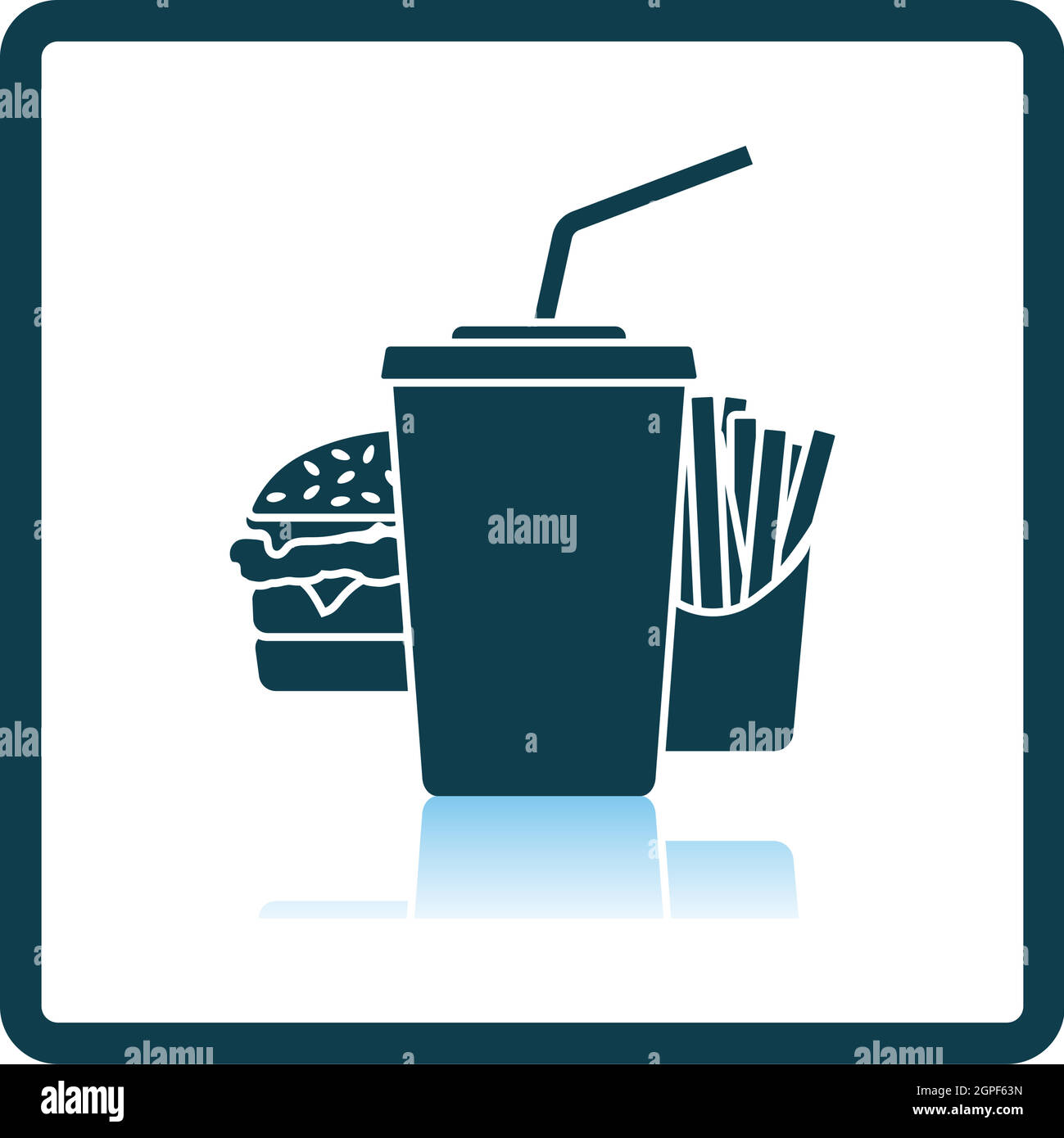Fast Food Icon Stock Vector Image & Art - Alamy