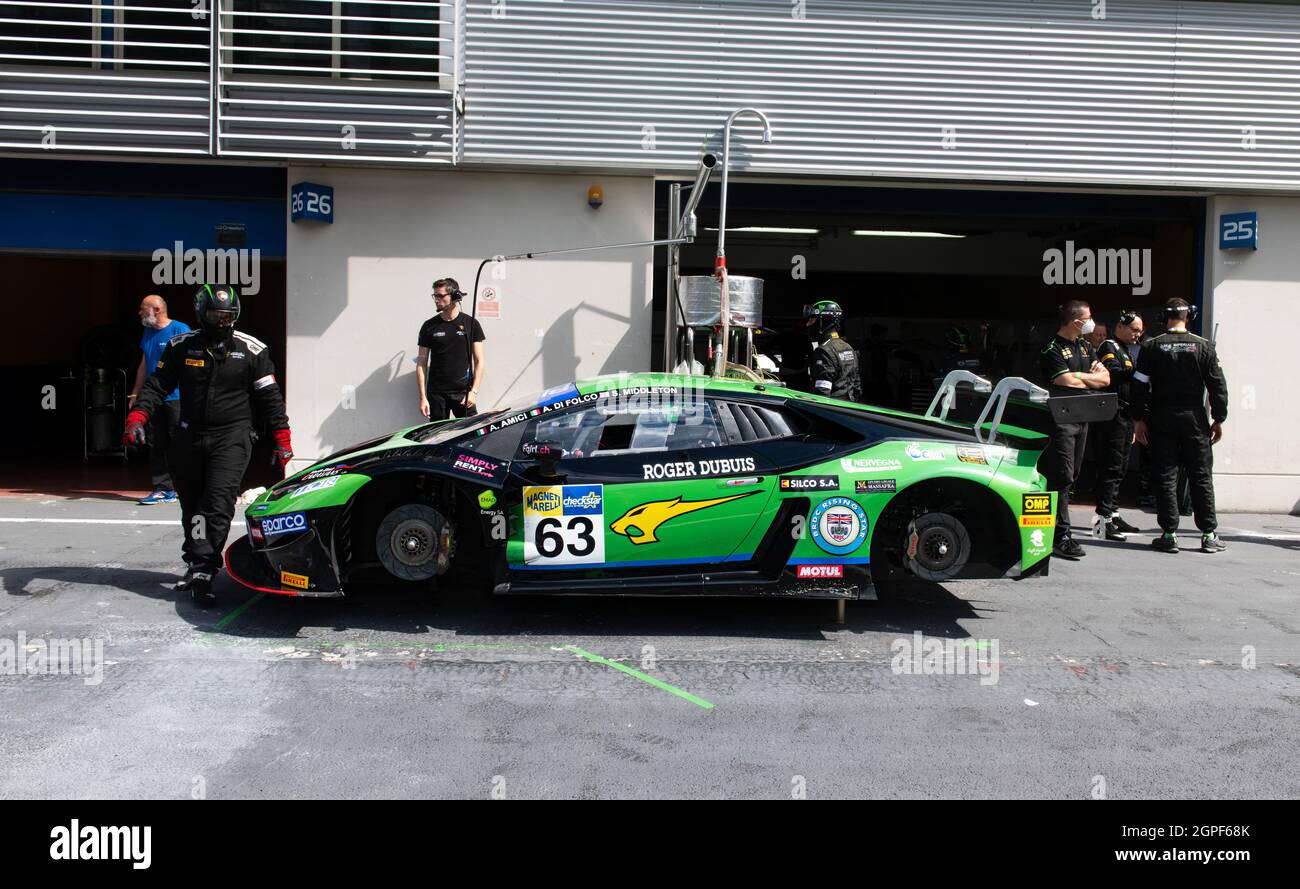 Vallelunga, italy september 19th 2021 Aci racing weekend. Lamborghini ...