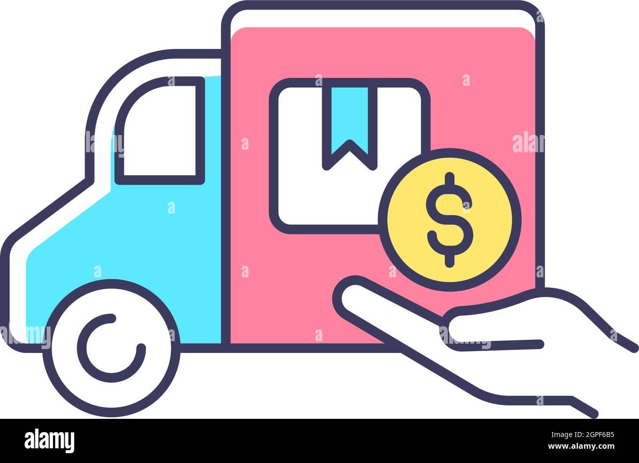 Relocation assistance RGB color icon Stock Vector Image & Art - Alamy