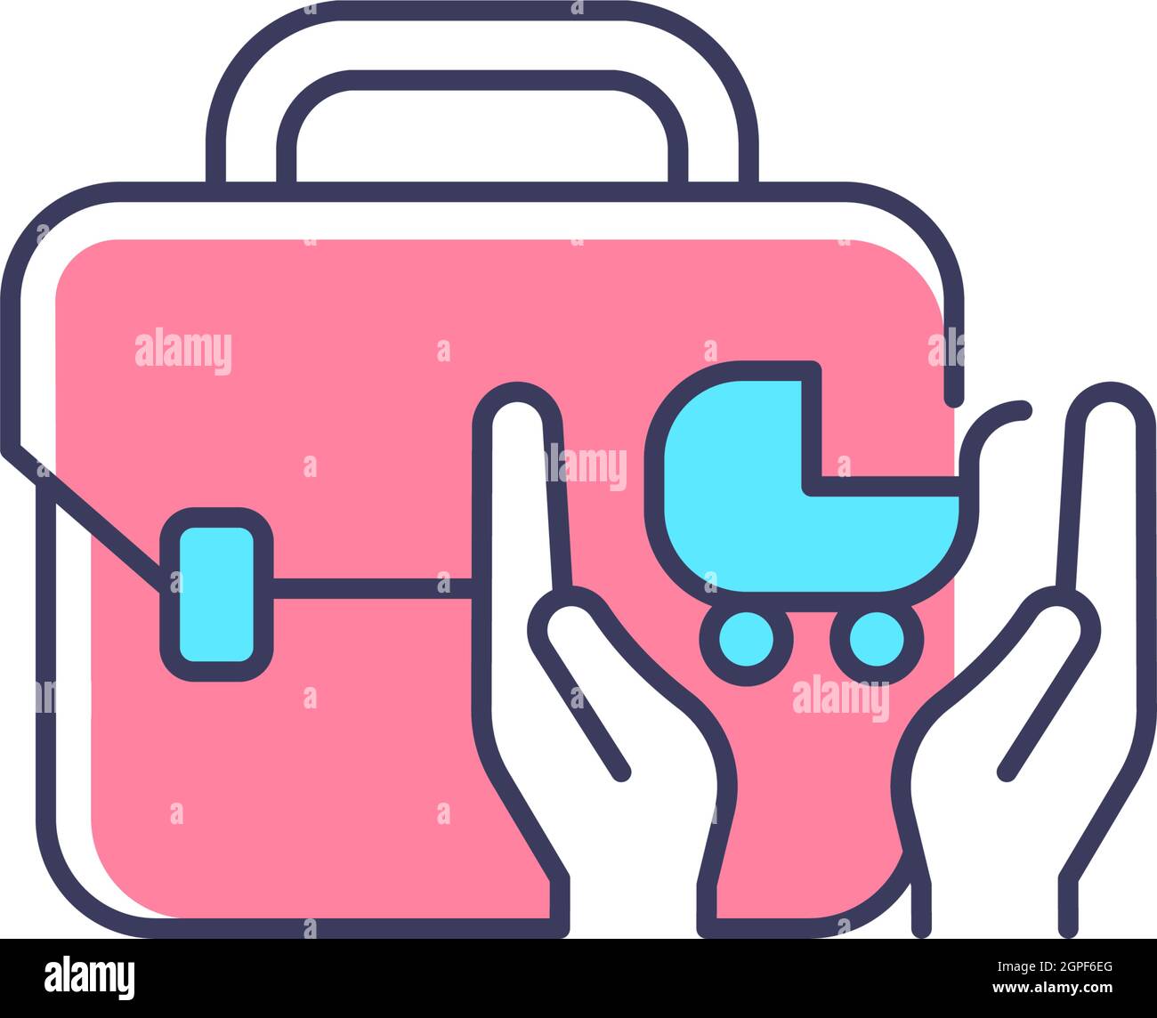 Child care balance Stock Vector Images - Alamy