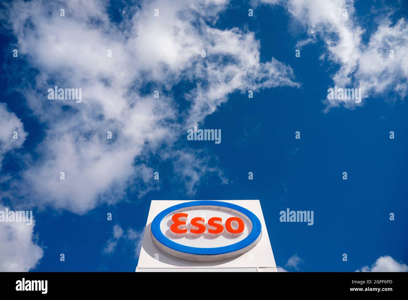 An Esso sign a petrol station in west London. Picture date: Wednesday ...