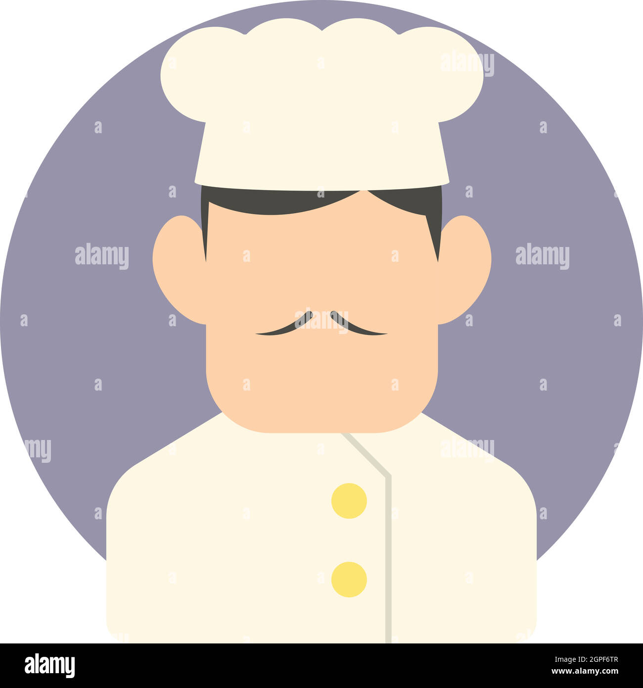 Chef icon, flat style Stock Vector Image & Art - Alamy