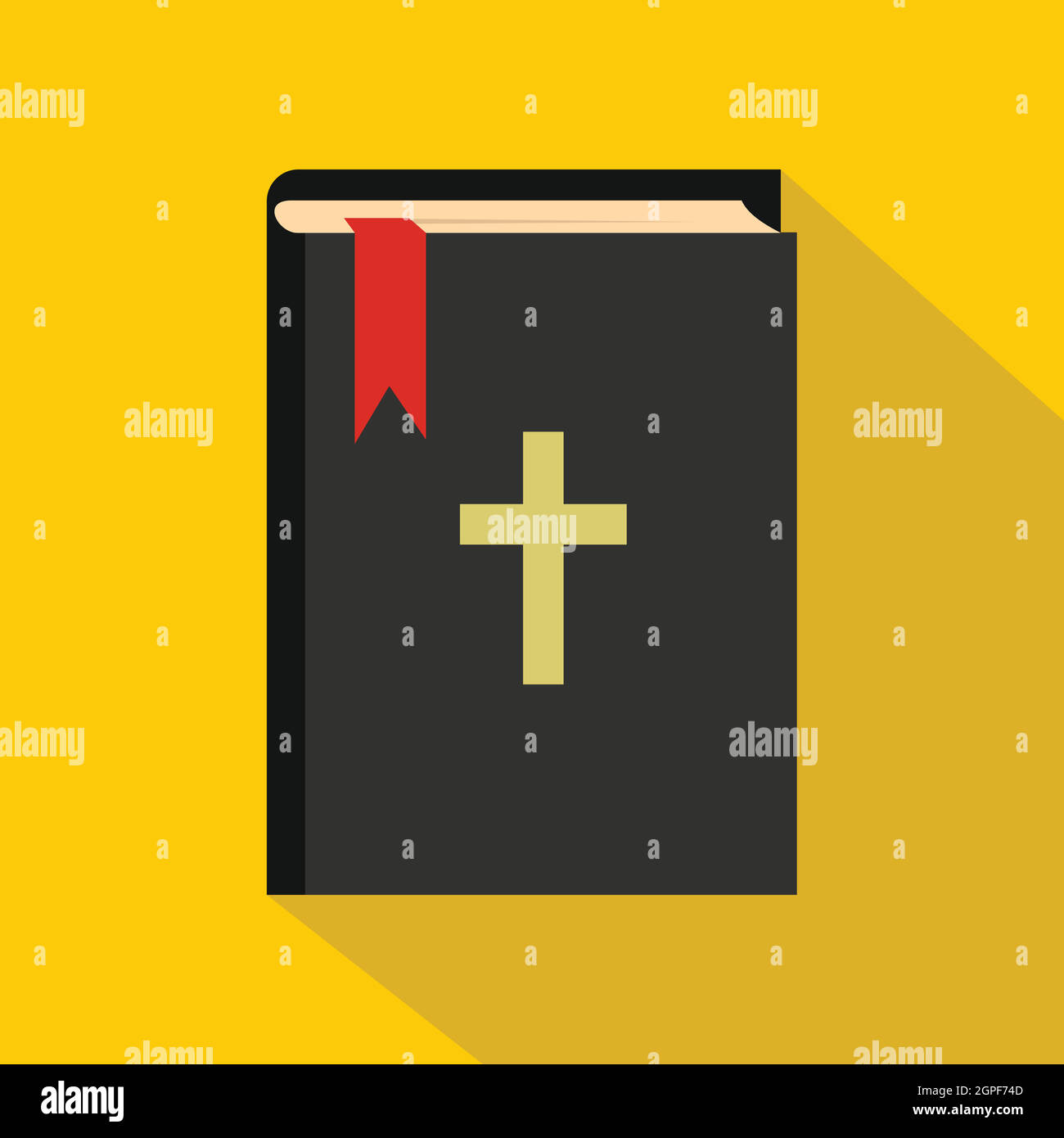 Bible icon, flat style Stock Vector Image & Art - Alamy