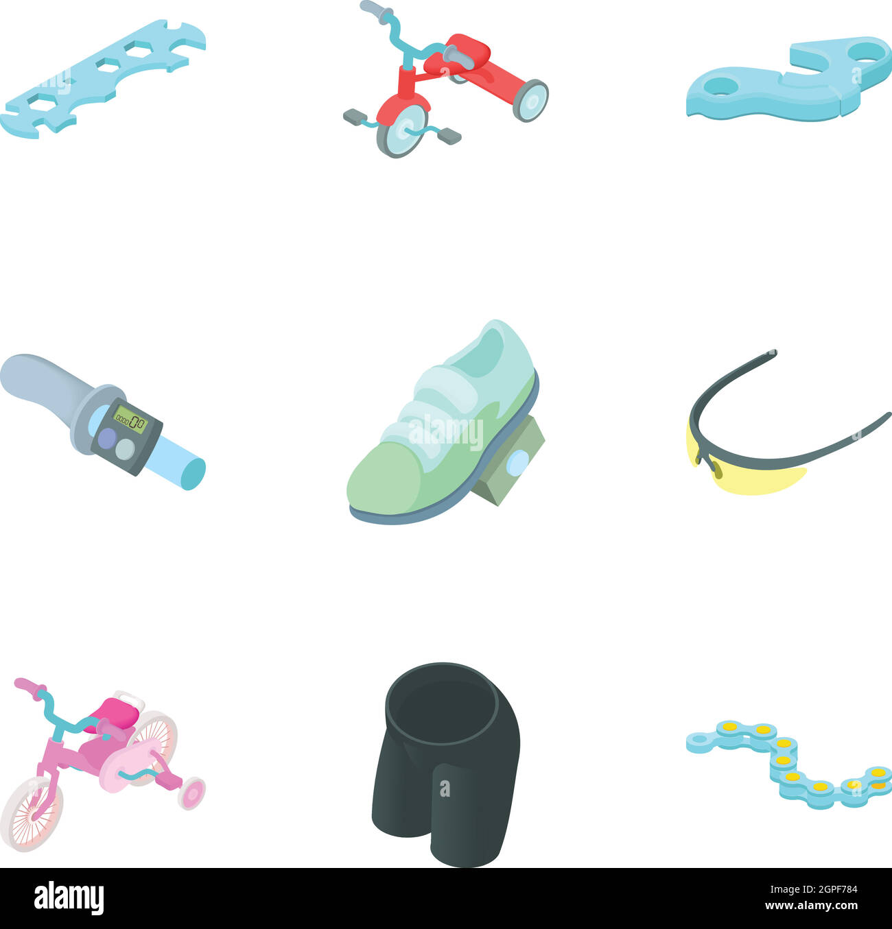 Race bike icons set, cartoon style Stock Vector Image & Art - Alamy