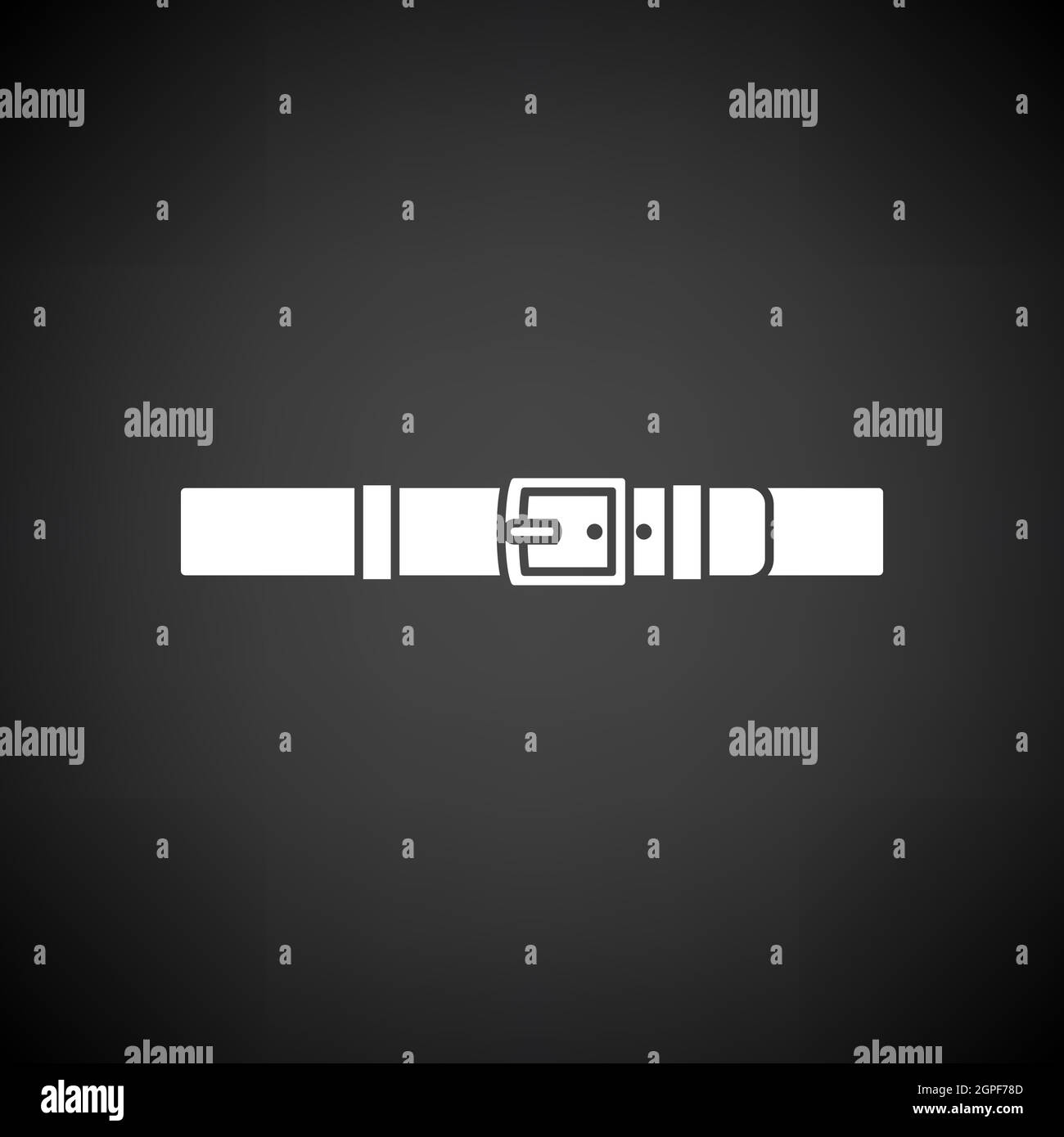 Black leather belt Stock Vector Images - Alamy