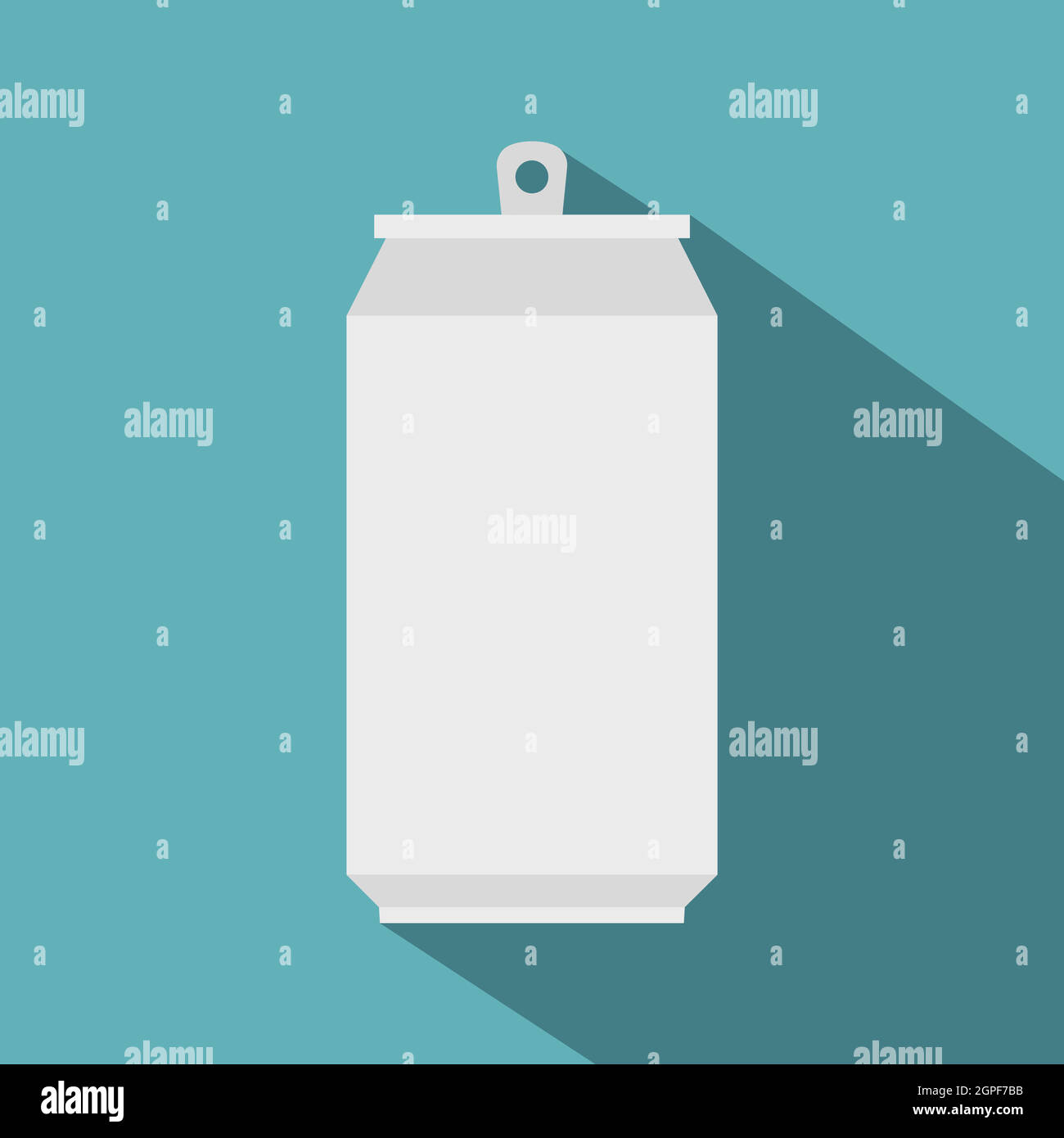 Gas can flat white Stock Vector Images - Alamy