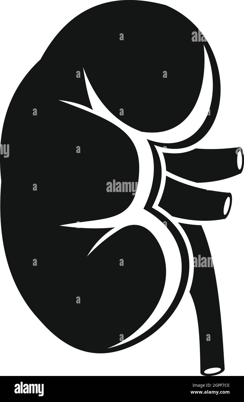 Kidney icon, simple style Stock Vector Image & Art - Alamy