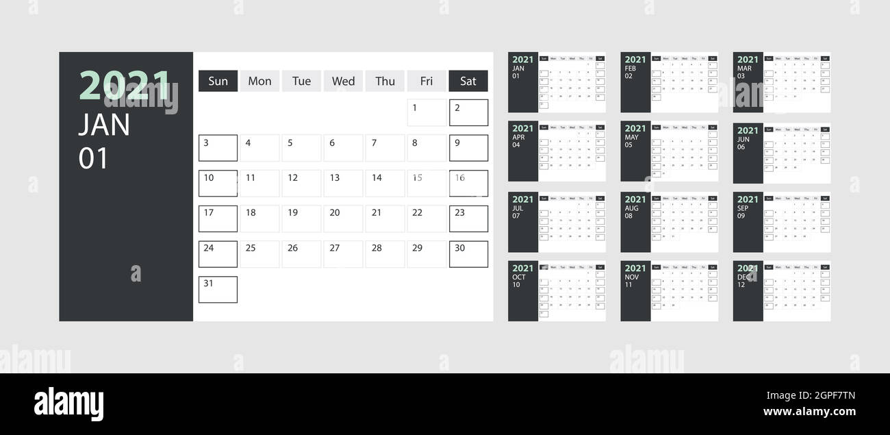 Planner design template Stock Vector Images - Alamy