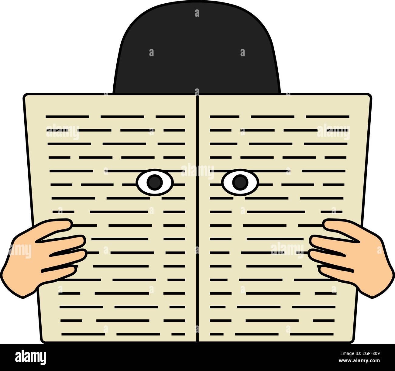 Newspaper Hole Icon Stock Vector Image & Art - Alamy