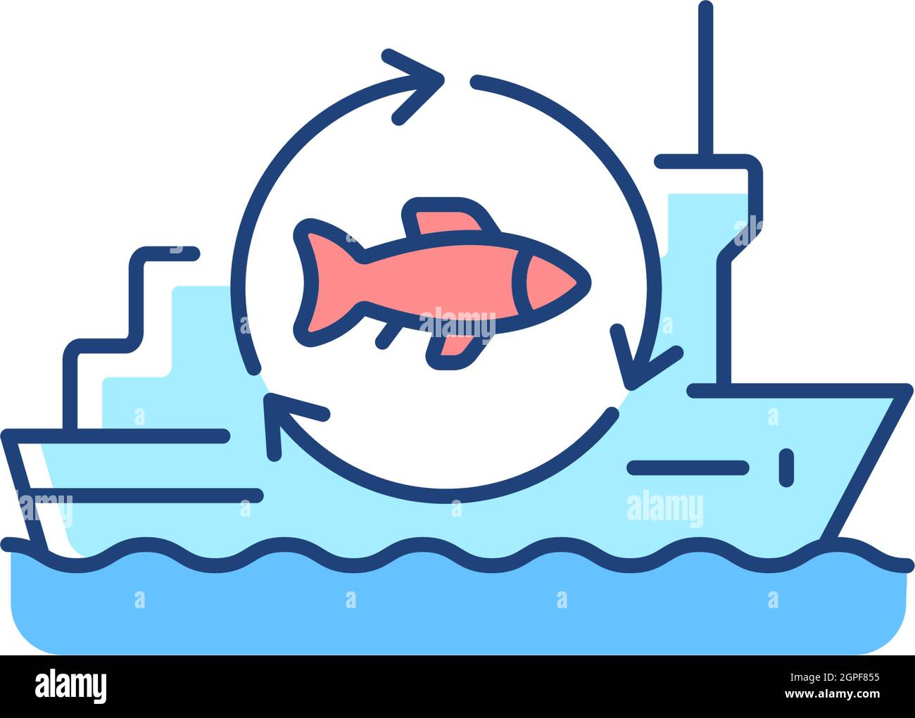 Processing ship Stock Vector Images - Alamy