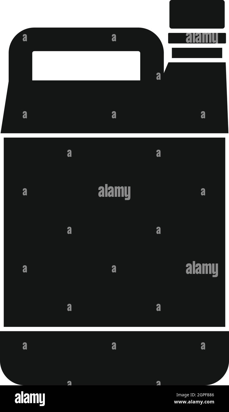 Jerrycan icon, simple style Stock Vector Image & Art - Alamy