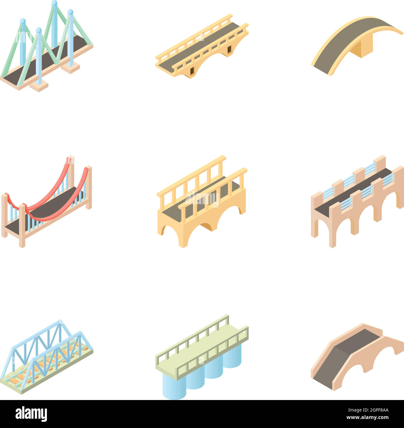 Highway river crossing Stock Vector Images - Alamy