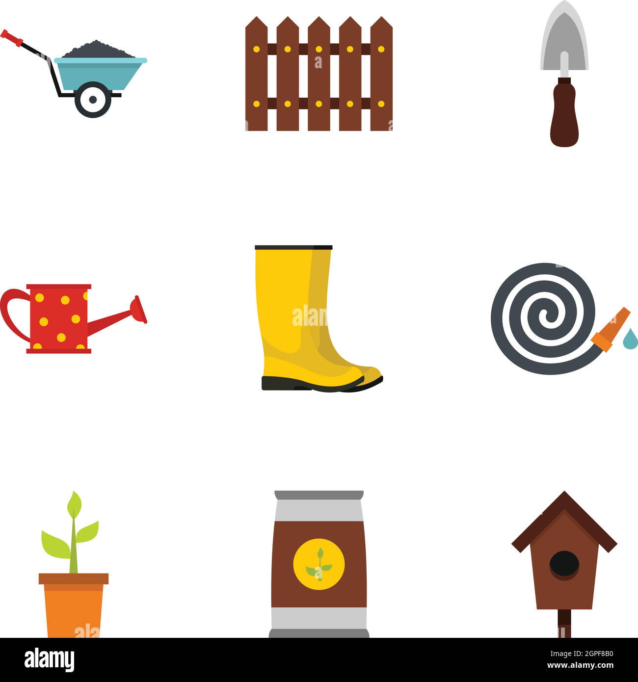 Garden truck Stock Vector Images - Alamy