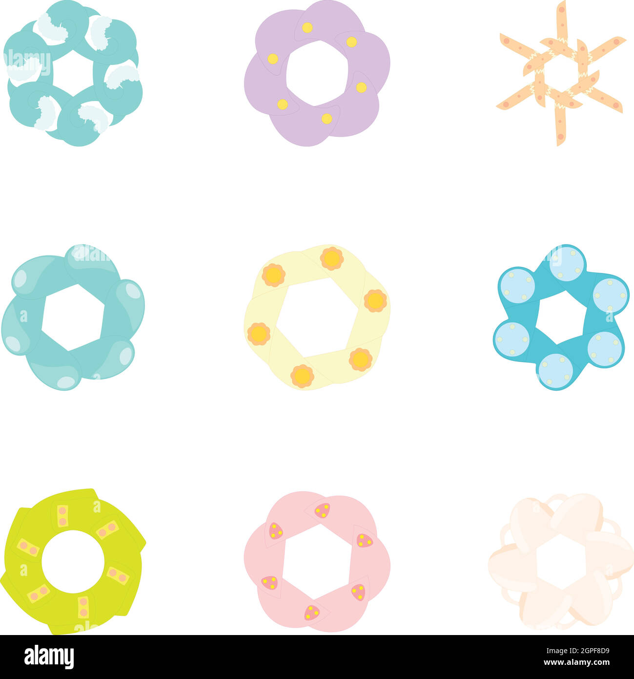 Fresh white flowers yellow Stock Vector Images - Alamy