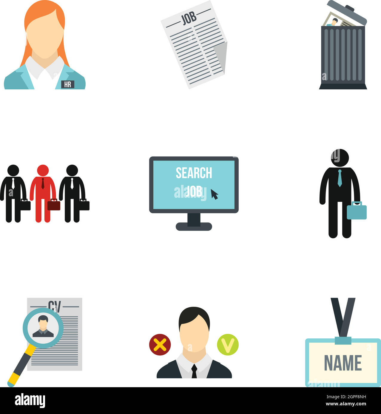 Agency employee Stock Vector Images - Alamy