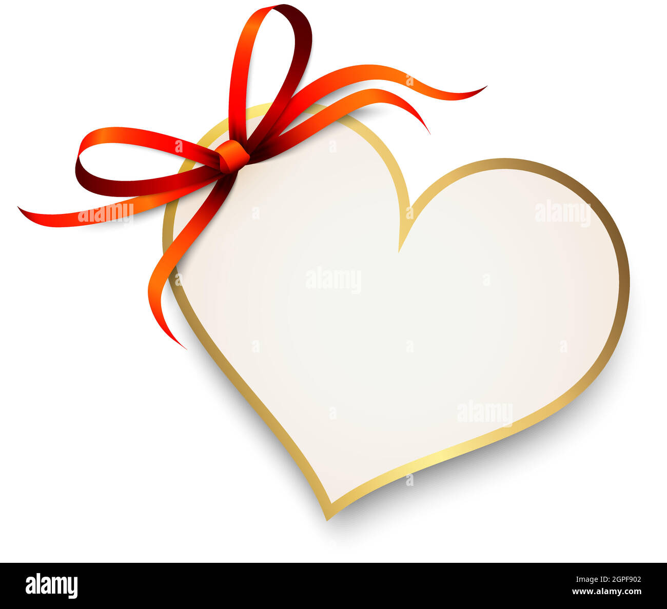 Heart bow tie in Cut Out Stock Images & Pictures - Alamy