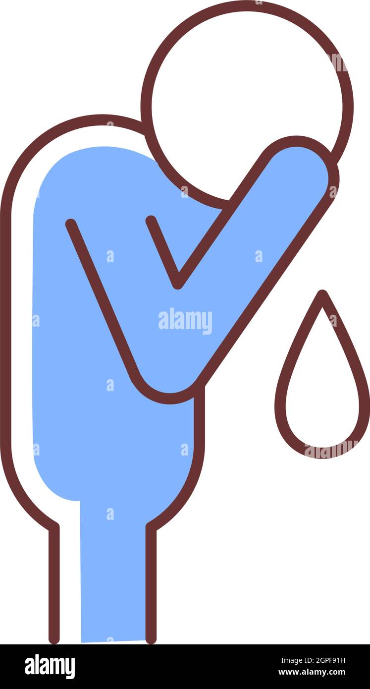 Cry RGB color icon Stock Vector Image & Art - Alamy