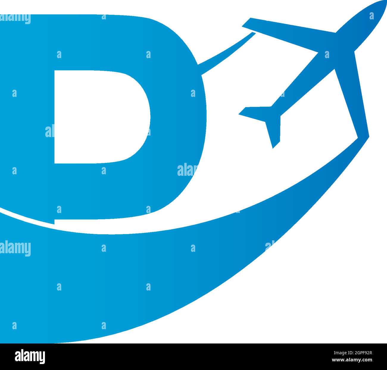 Letter P with plane logo icon design vector illustration Stock Vector ...