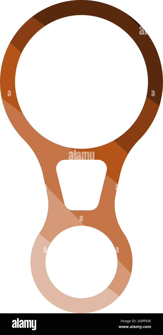 Alpinist Descender Icon Stock Vector Image & Art - Alamy