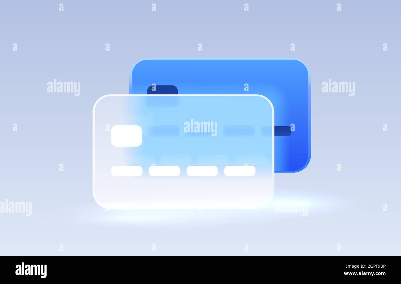 Transparent bank card Stock Vector Images - Alamy
