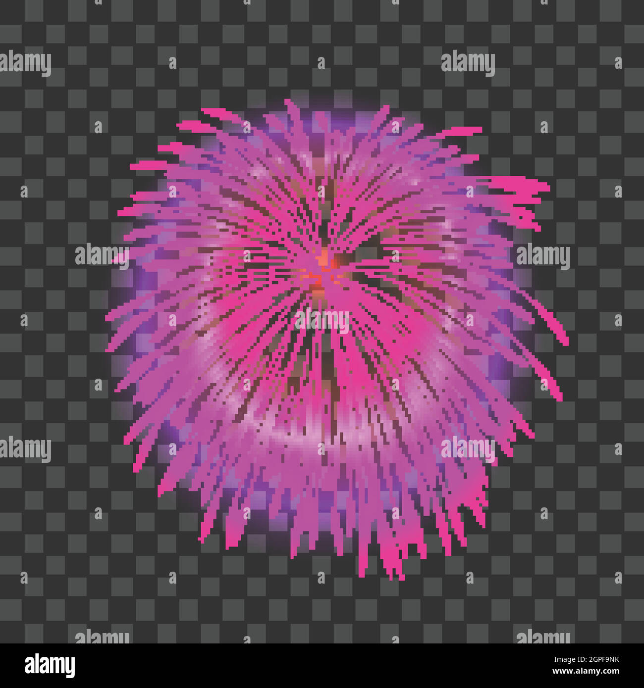 Purple firework icon, realistic style Stock Vector Image & Art - Alamy